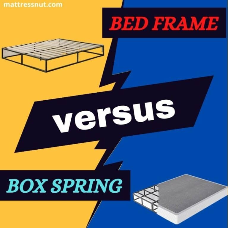 Bed frame vs Box spring, comparison, difference with pros & cons