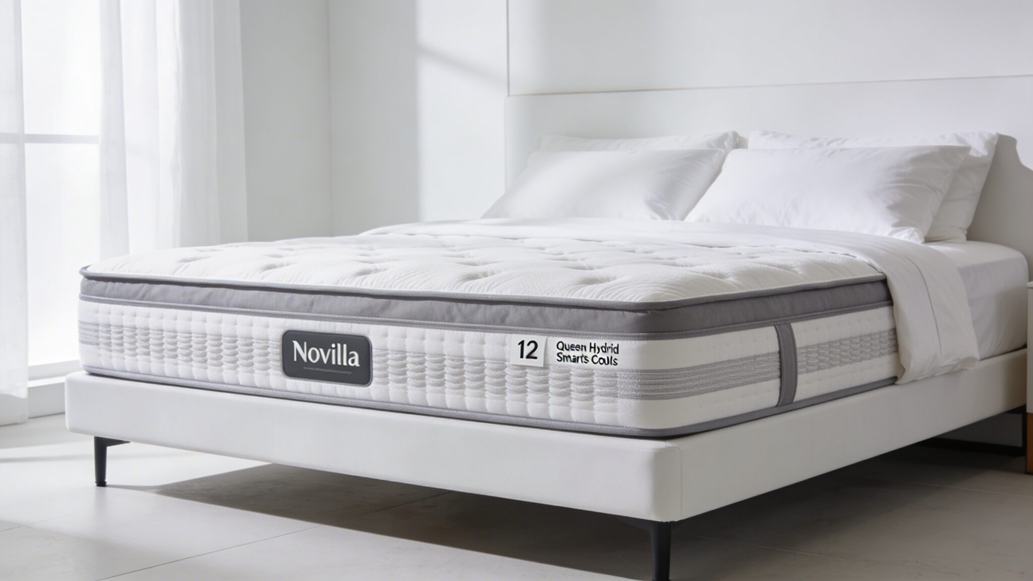 Novilla 12" Queen Hybrid Smart Coils: Decent Sleep on a Tight Budget ...