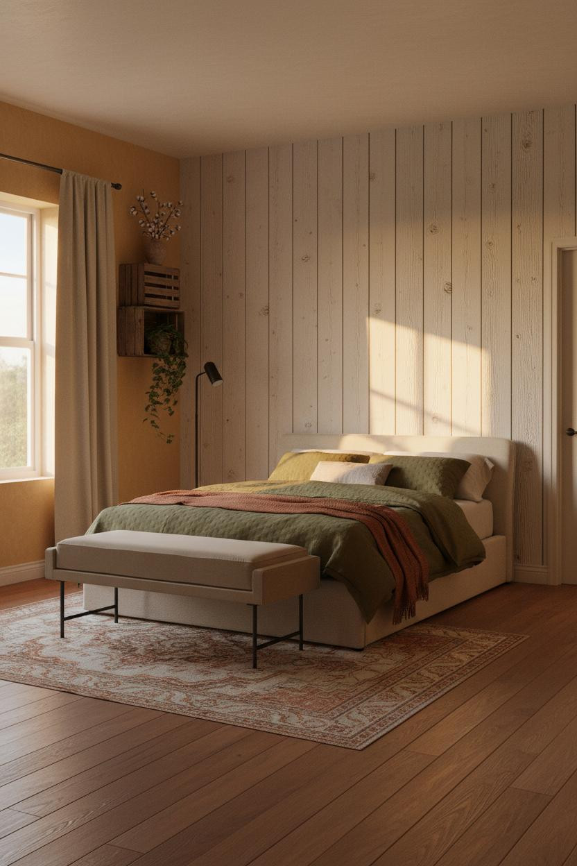 14+ Rustic Chic Bedroom Ideas That Feel Warm Without Feeling Heavy ...
