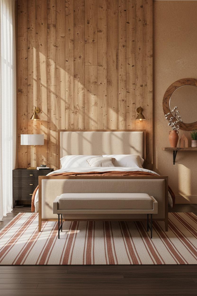 14+ Rustic Chic Bedroom Ideas That Feel Warm Without Feeling Heavy ...